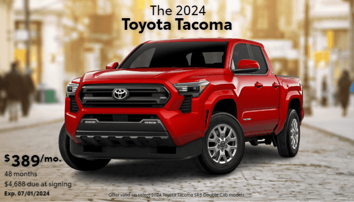 2024 Tacoma Lease
