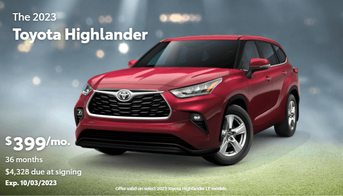 Toyota Lease Specials | Peter Boulware Toyota of Columbia