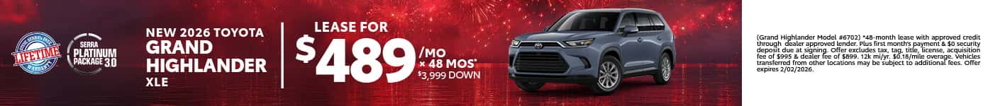 New Toyota Grand Highlander for Sale in Decatur, AL